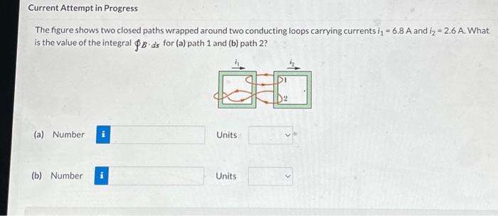Solved The figure shows two closed paths wrapped around two | Chegg.com