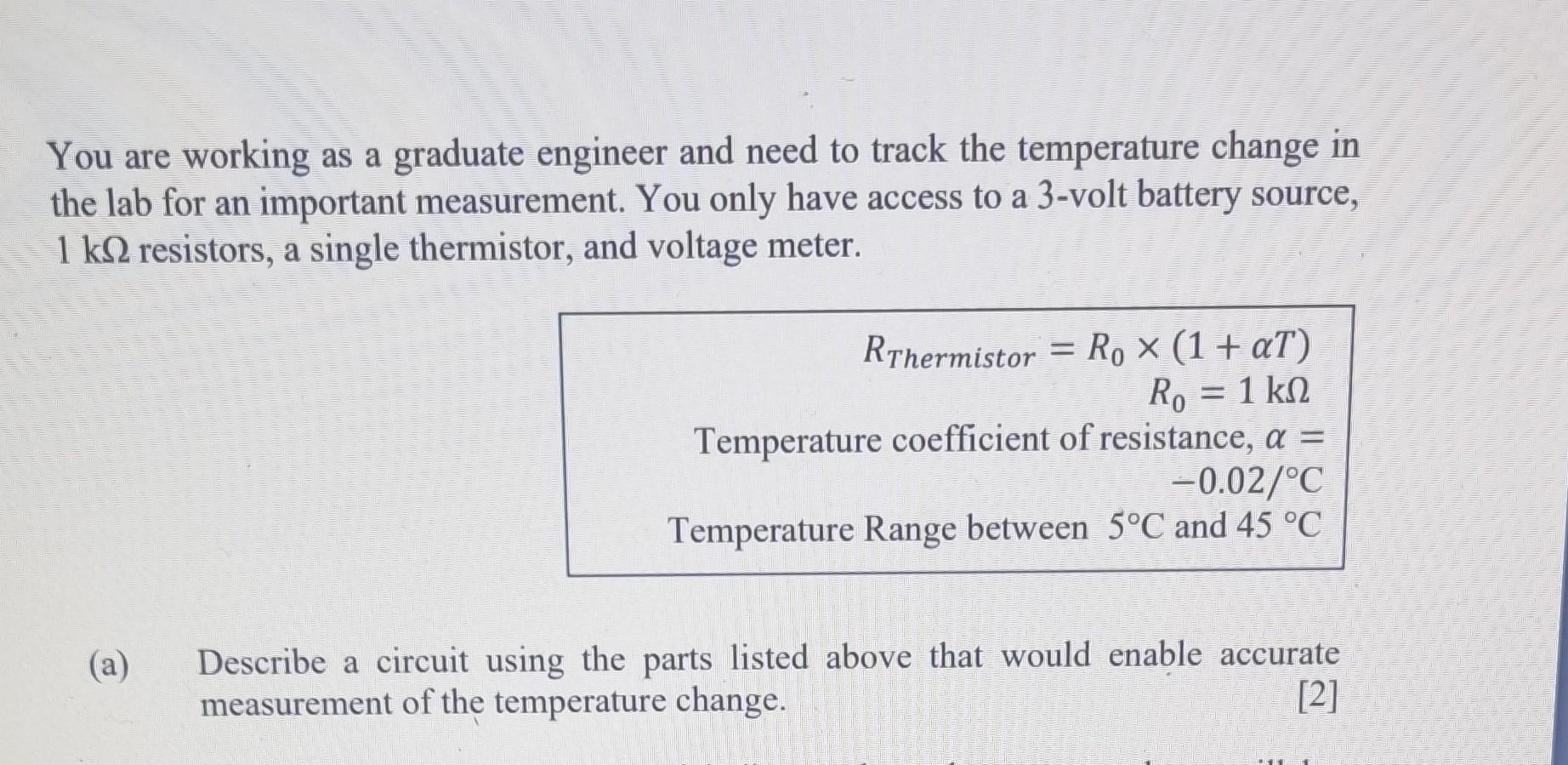 Solved You are working as a graduate engineer and need to | Chegg.com