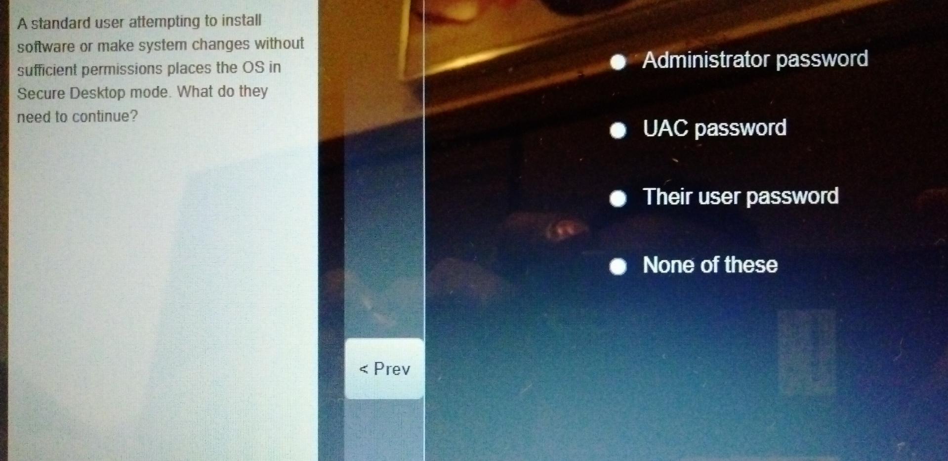 Solved Which of the choices listed indicates that the OS is | Chegg.com