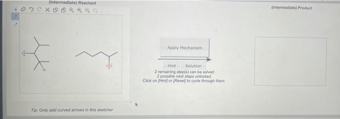 Solved (Intermediate) Reactant (Intermediate) Product Apply | Chegg.com