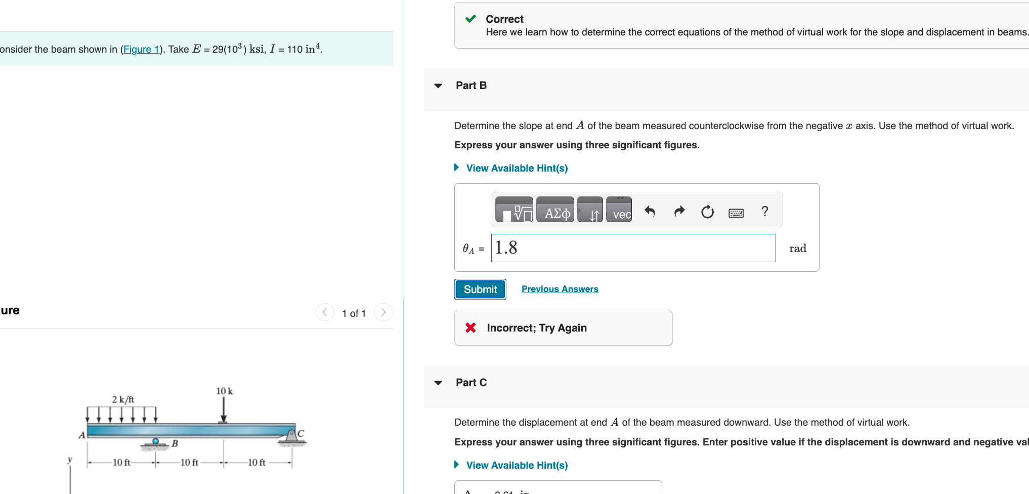Solved pls answer part B | Chegg.com