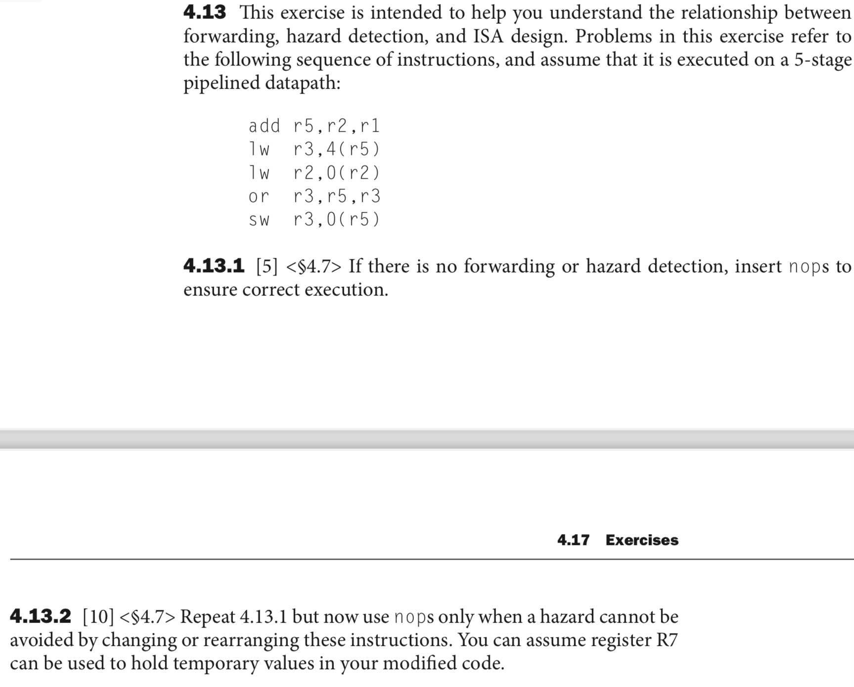 Solved 4.13 ﻿This exercise is intended to help you | Chegg.com