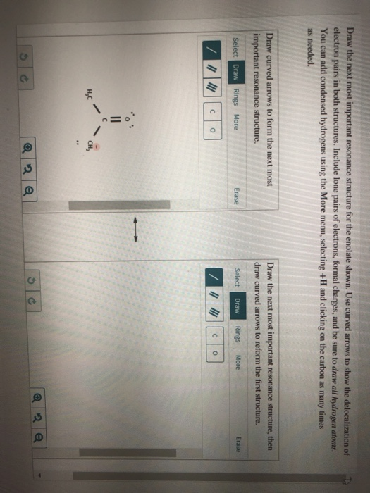 Solved Draw the next most important resonance structure for | Chegg.com