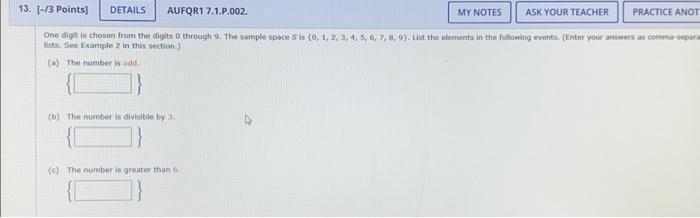 Solved listis. See Fxample? in this section.) (a) The number | Chegg.com