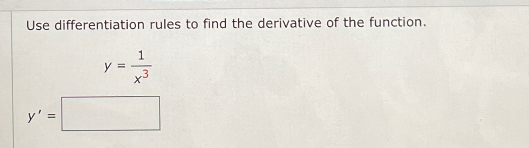 Solved Use differentiation rules to find the derivative of | Chegg.com