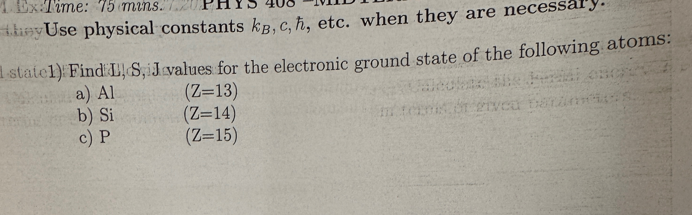 Solved Use physical constants kB,c,ℏ, ﻿etc. when they are | Chegg.com
