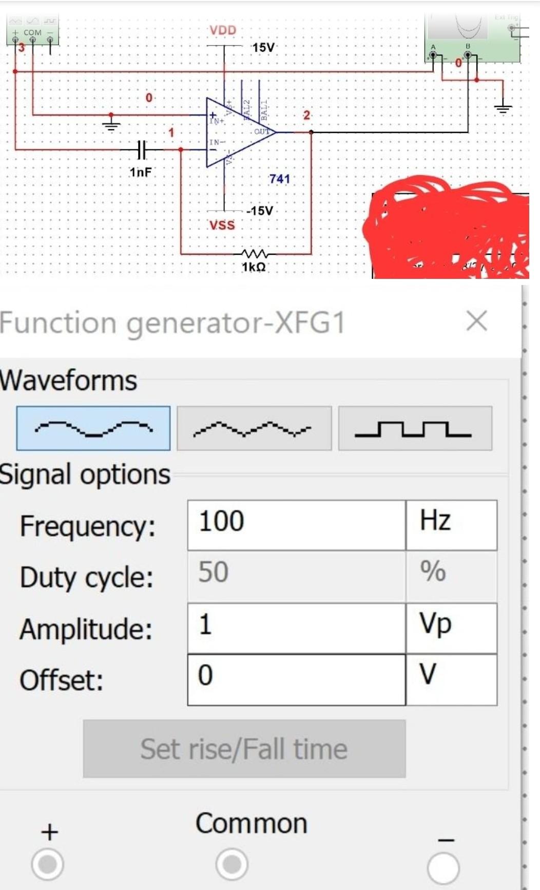 Solved Function generator-XFG1 Waveforms Signal options1. | Chegg.com
