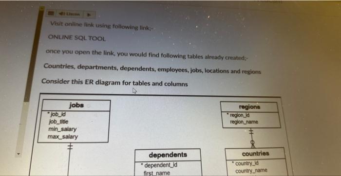 Solved Visit online link using following link;- ONLINE | Chegg.com