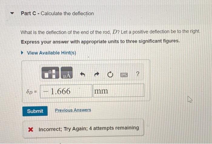 Solved The circular rod shown (Elgure 1 ) has dimensions | Chegg.com