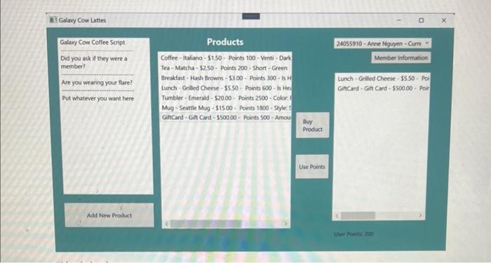 Solved CSI 124 Programming using the detail informatio given | Chegg.com