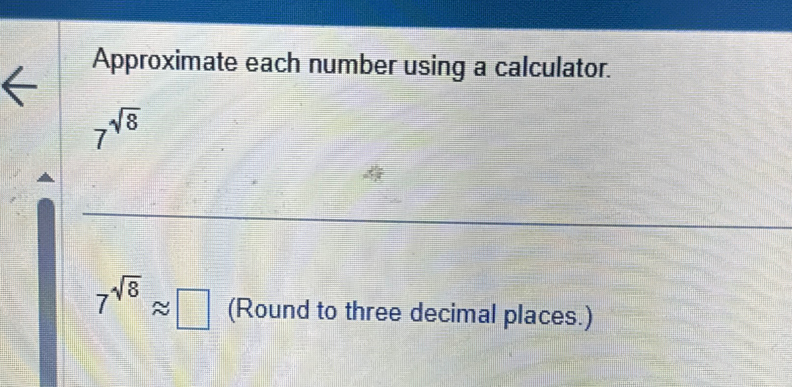 Solved Approximate each number using a | Chegg.com