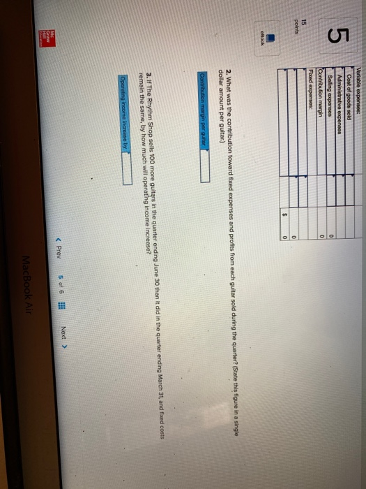Solved hapter 3: Assignment Help Save & Exit Submit 5 The | Chegg.com