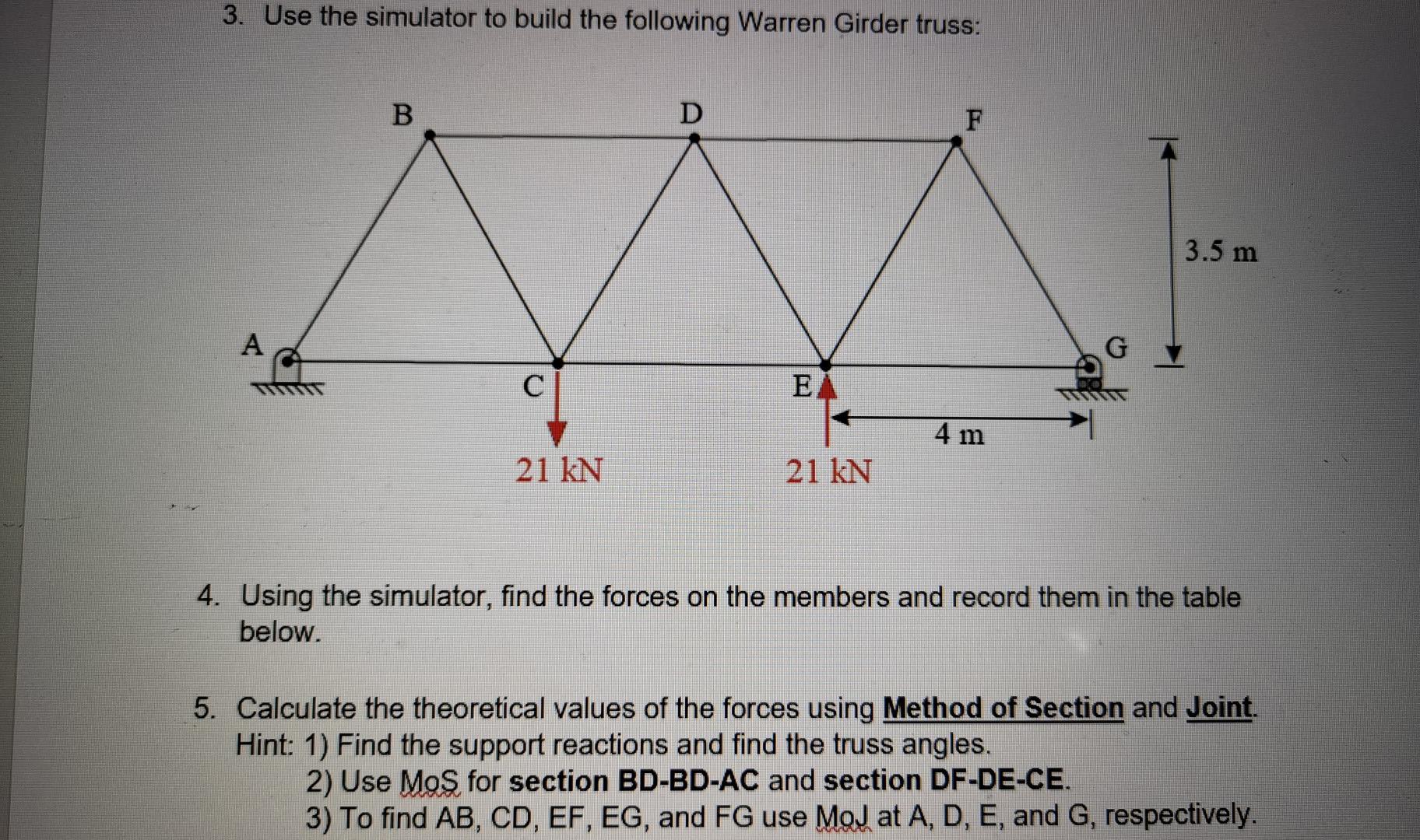Solved 3. Use the simulator to build the following Warren | Chegg.com