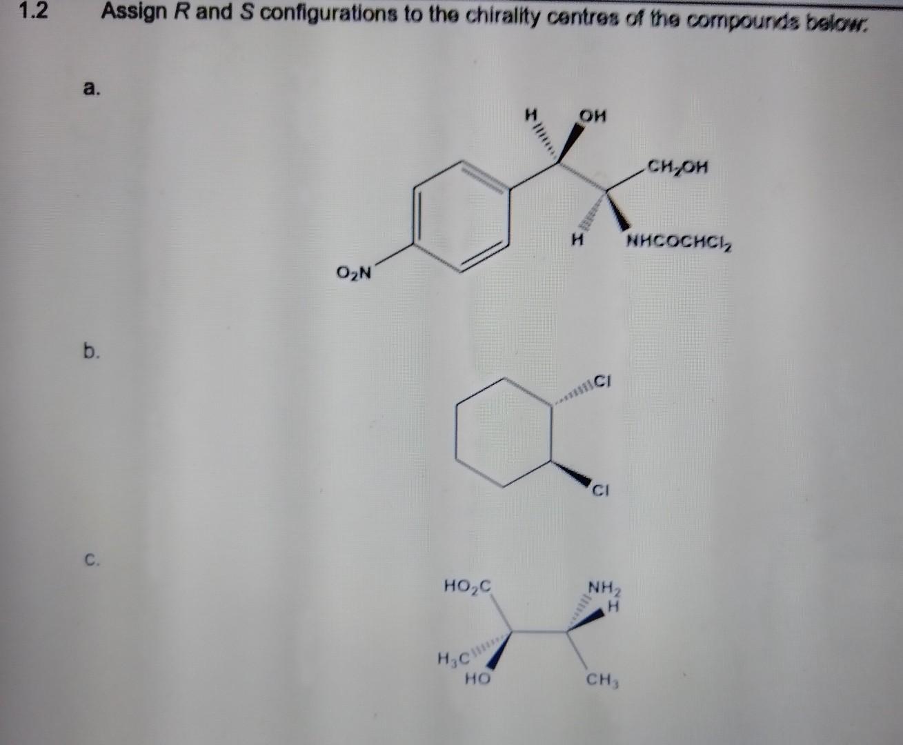 Solved Assign R and S configurations to the chirality | Chegg.com