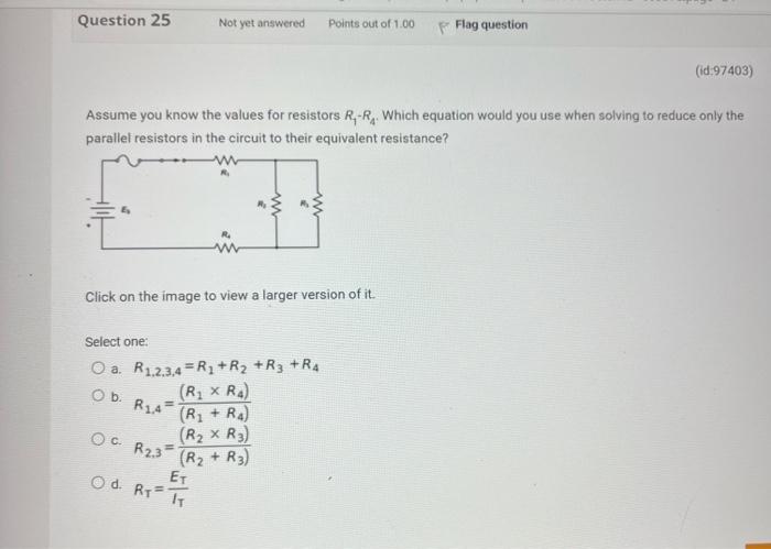 Solved Assume you know the values for resistors R1−R4. Which | Chegg.com