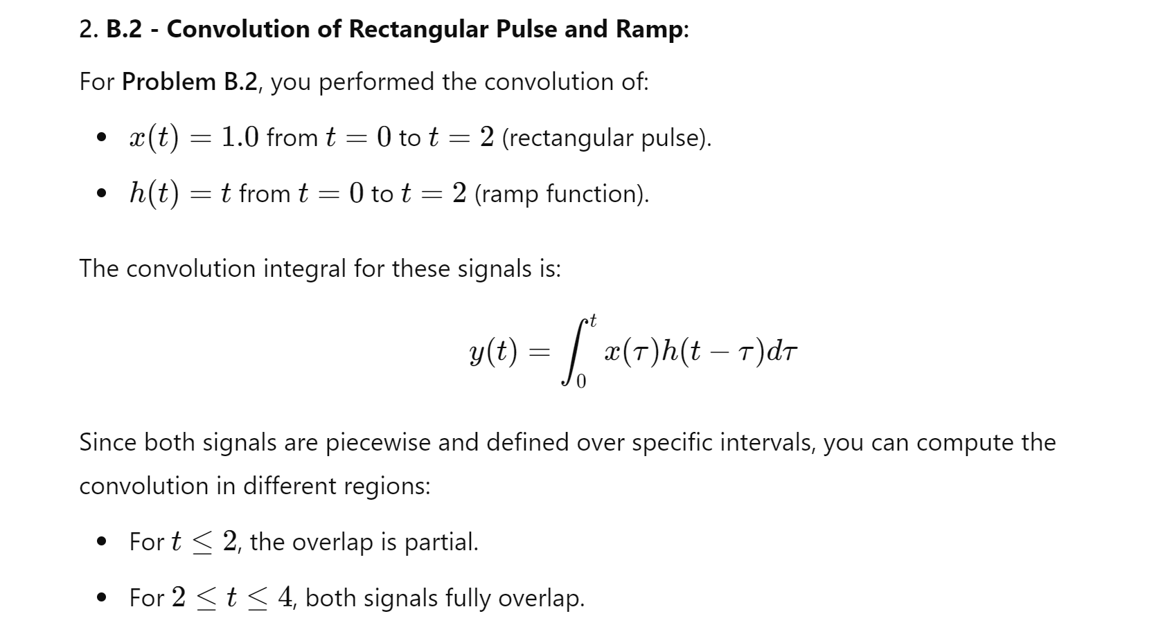 Solved Help me ﻿solve this convulation of x ﻿and hB. 2 - | Chegg.com