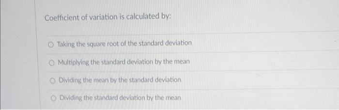 Solved For our purposes, which of the following is also | Chegg.com