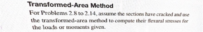 Solved Transformed-Area Method For Problems 2.8 to 2.14, | Chegg.com