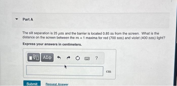 Solved (Figure 1) shows the interference pattern produced by | Chegg.com