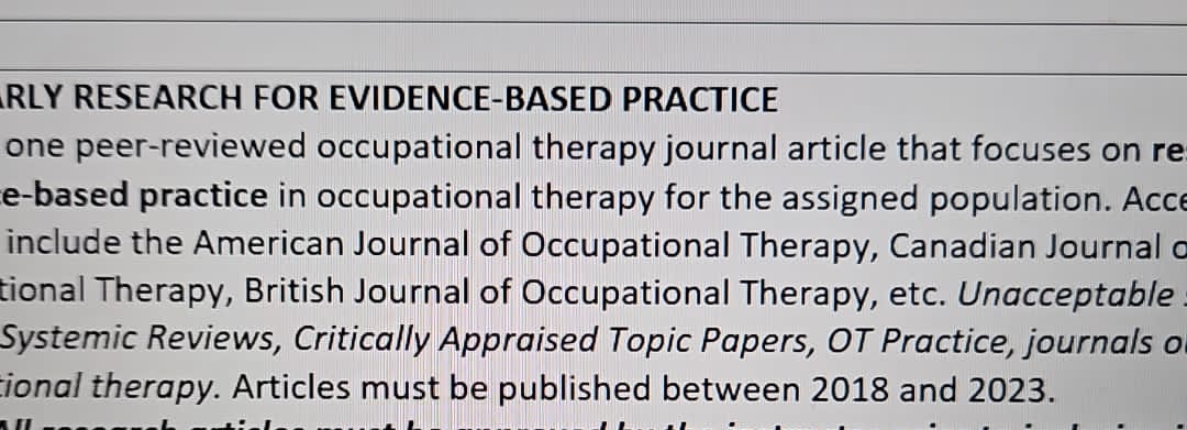Solved Cómo puedo resolver RLY RESEARCH FOR EVIDENCE-BASED | Chegg.com