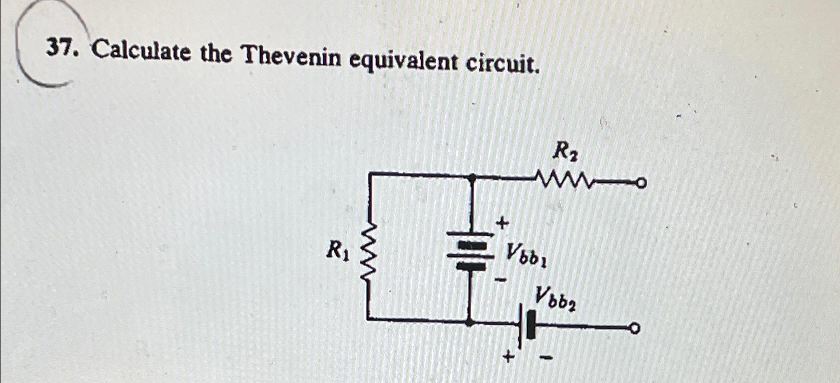 Solved Calculate the Thevenin equivalent circuit. Please | Chegg.com