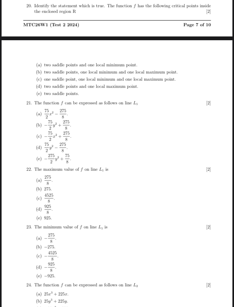 Solved Identify the statement which is true. The function f | Chegg.com