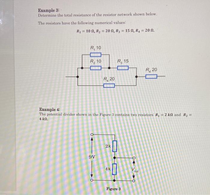 Solved Example 3: Determine the total resistance of the | Chegg.com