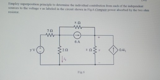 Solved Employ superposition principle to determine the | Chegg.com Solved Employ superposition principle to determine the | Chegg.com