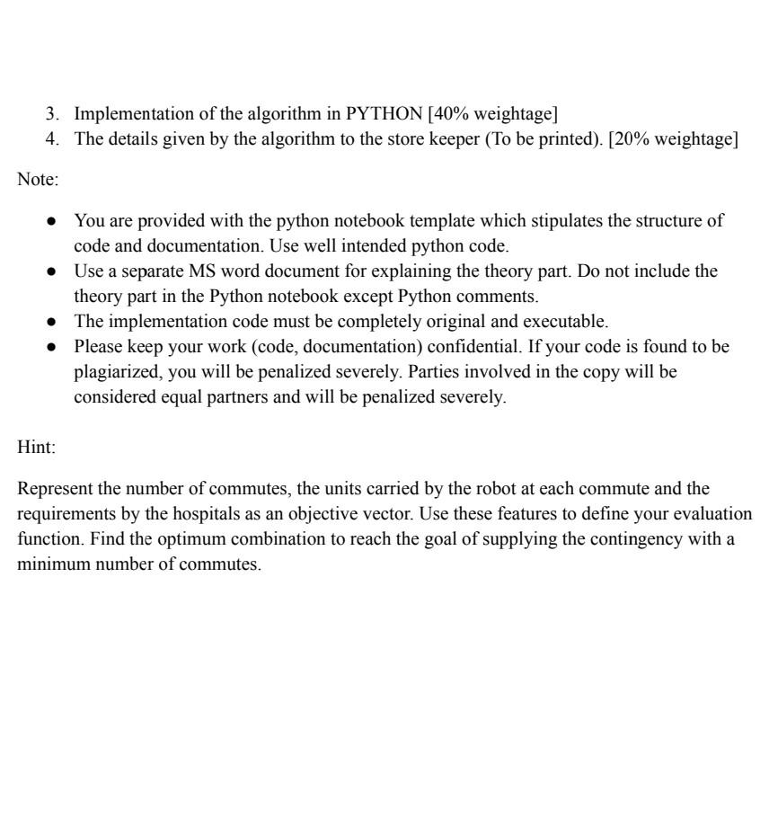 Solved Artificial and Computational Intelligence Assignment | Chegg.com