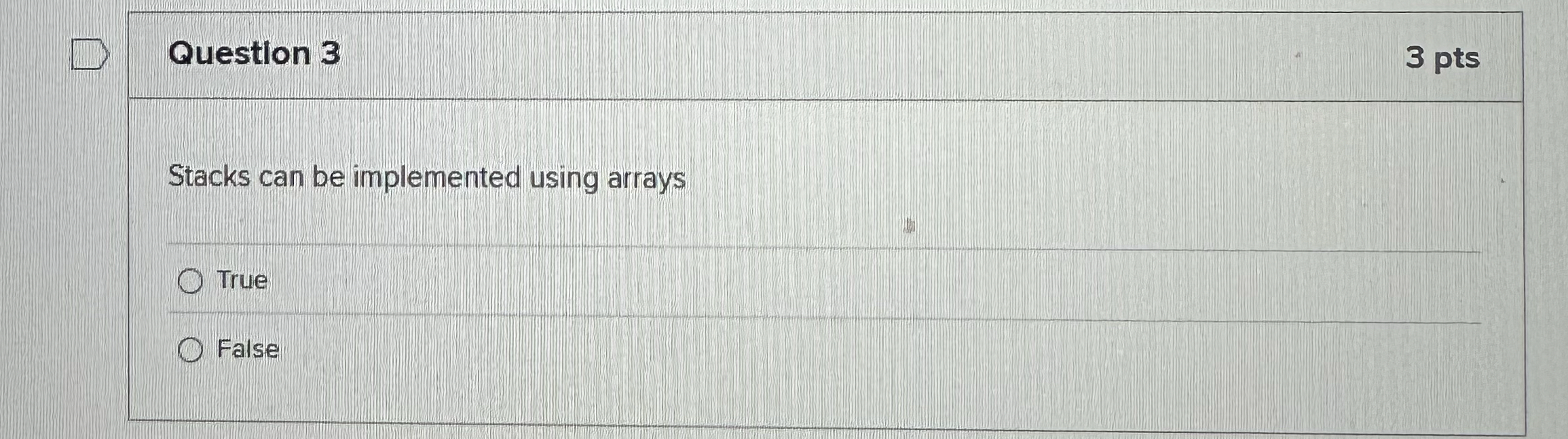 High Quality SOLUTION Question 33 ﻿ptsStacks can be implemented using | Chegg.com