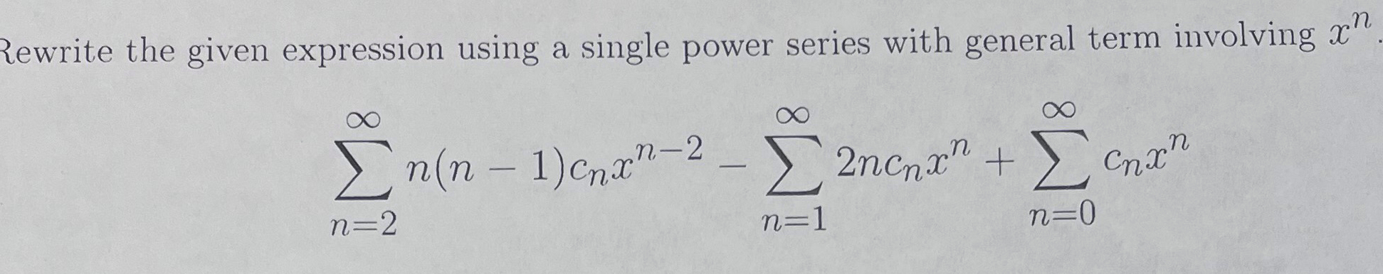 Rewrite the given expression using a single power | Chegg.com