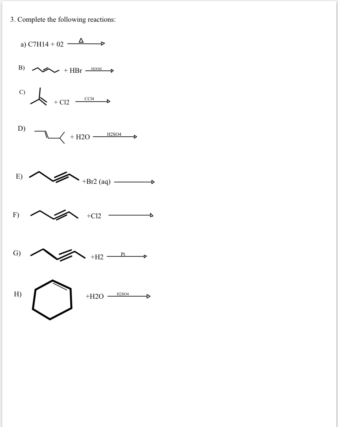 Solved Complete the following | Chegg.com