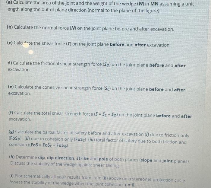 Solved Consider excavation of a simple long trapezoidal pit | Chegg.com