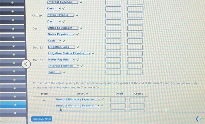 Solved The following items were selected from among the | Chegg.com