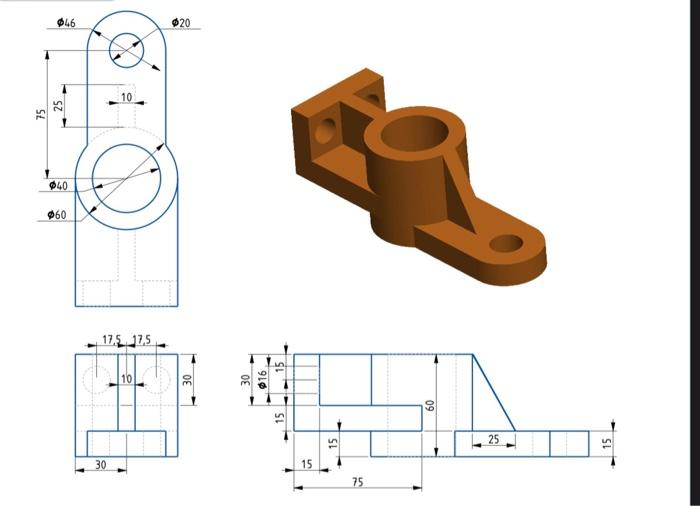Solved sketch on CAD and explain what to do | Chegg.com