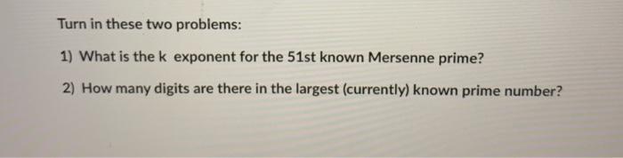Solved Turn in these two problems: 1) What is the k exponent | Chegg.com