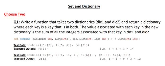 Solved Q1 Write A Function That Takes Two Integer Matrices 7168