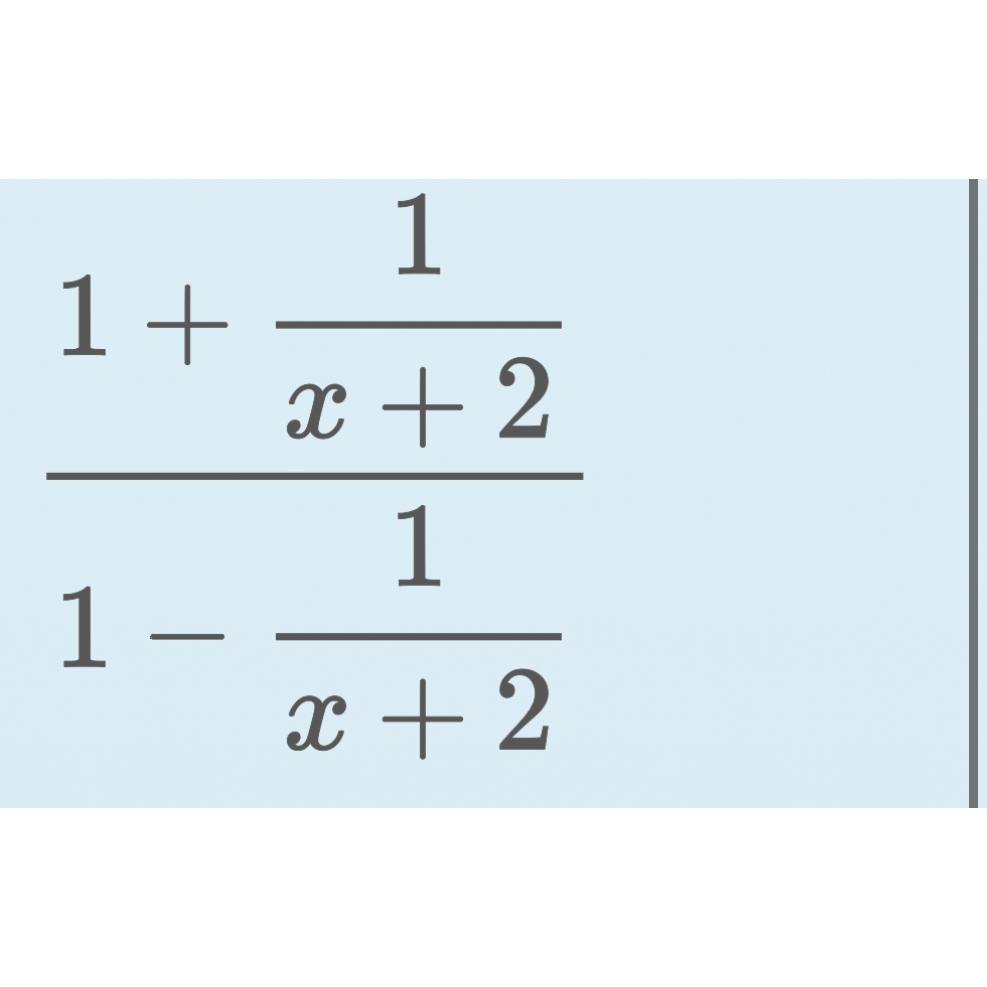 Solved 1+1x+21-1x+2 | Chegg.com