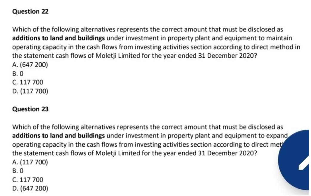 Solved Given information for the 32 questions below. Moletji | Chegg.com