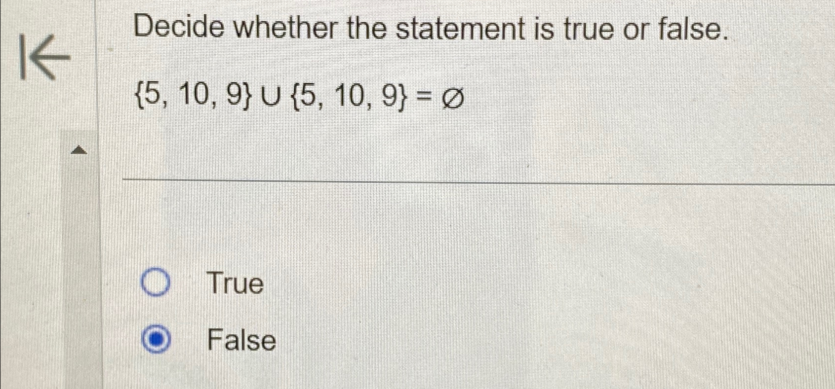 Solved Decide whether the statement is true or | Chegg.com