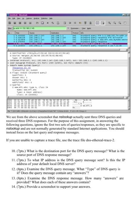 Hands-on Practice 4: DNS Note: The lab is based on | Chegg.com