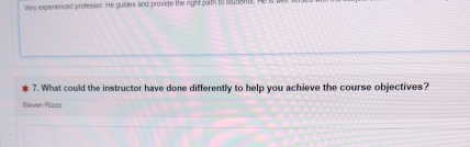 Solved What could the instructor have done differently to | Chegg.com