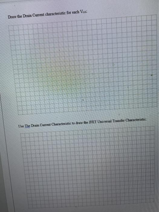 Solved Editing Voice To study the Drain Characteristics and | Chegg.com