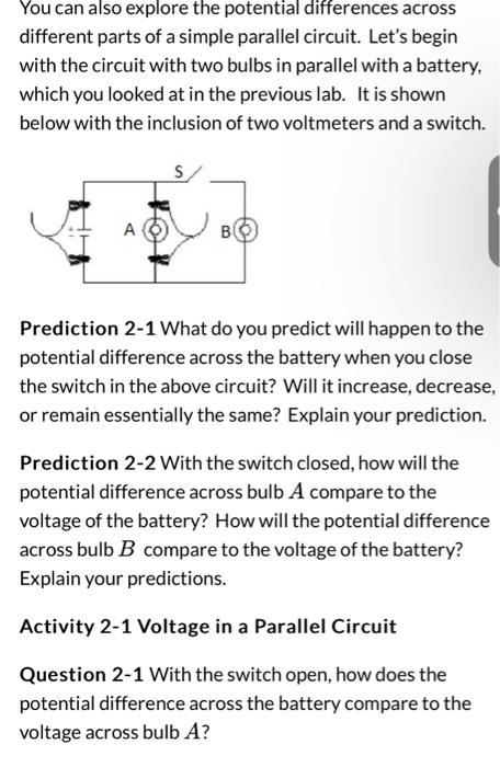 Solved You can also explore the potential differences across | Chegg.com