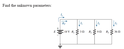 Solved Find the unknown parameters: | Chegg.com
