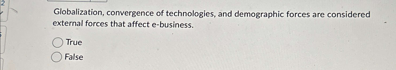Solved Globalization, convergence of technologies, and | Chegg.com