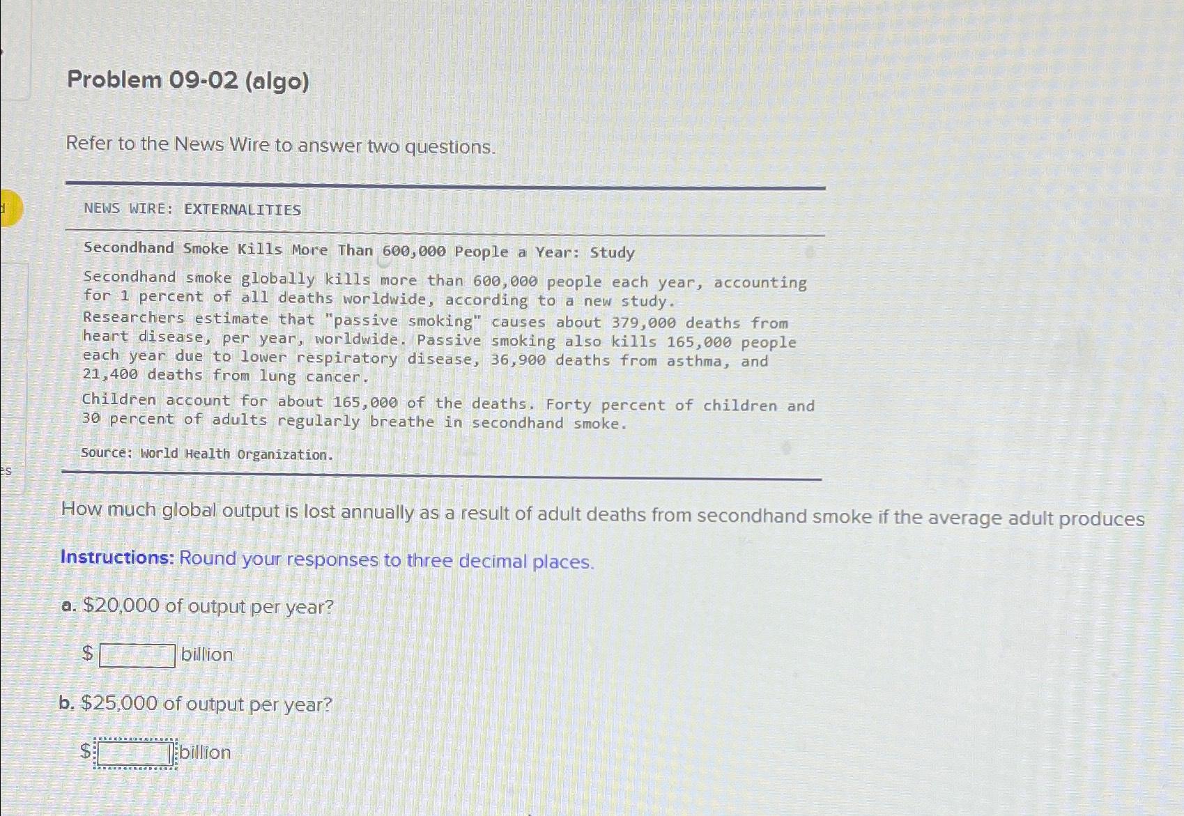 Solved Problem 09-02 (algo)Refer to the News Wire to answer | Chegg.com