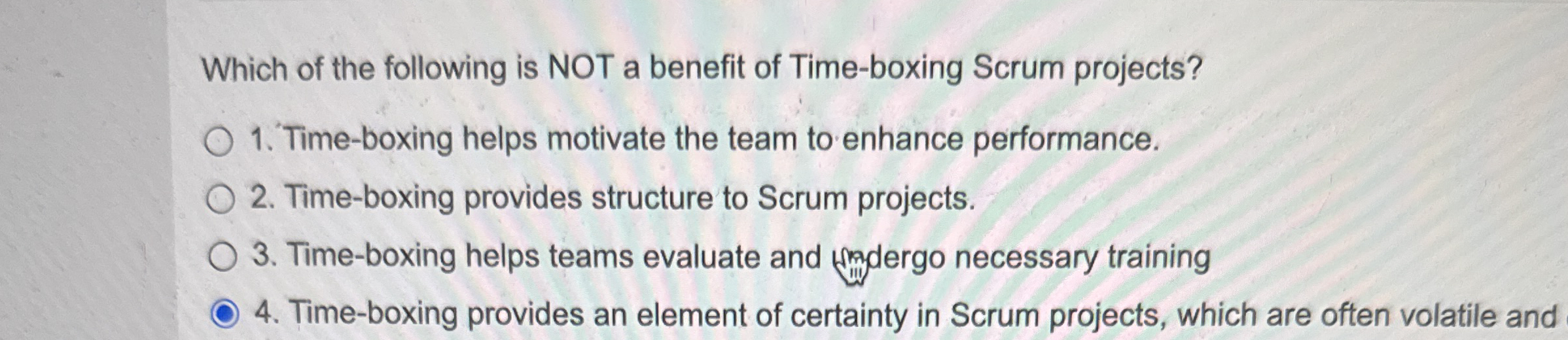 Solved Which of the following is NOT a benefit of | Chegg.com