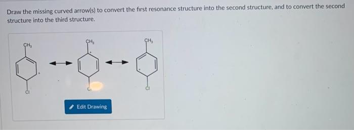 Solved Draw the missing curved arrow(s) to convert the first | Chegg.com