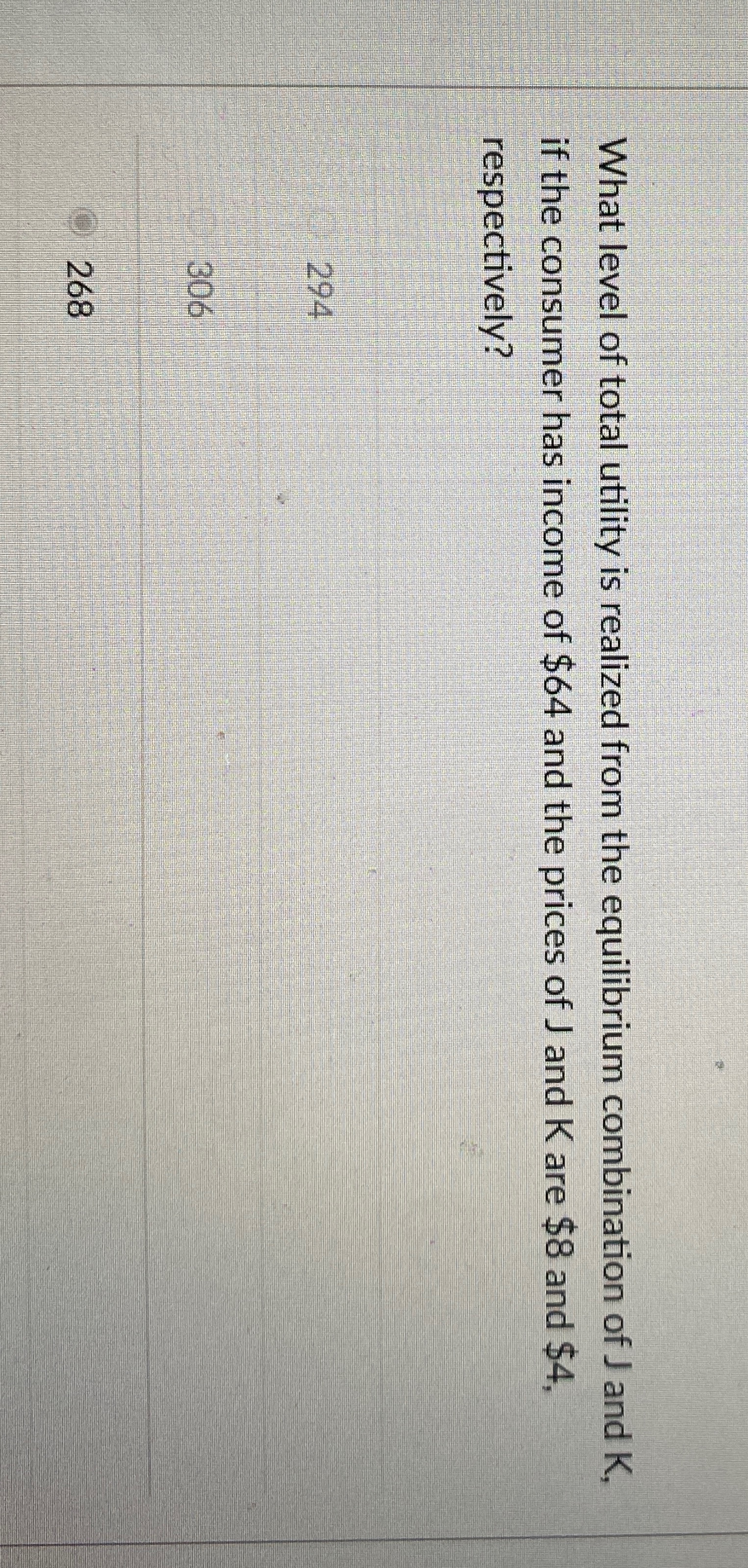 Solved What level of total utility is realized from the | Chegg.com